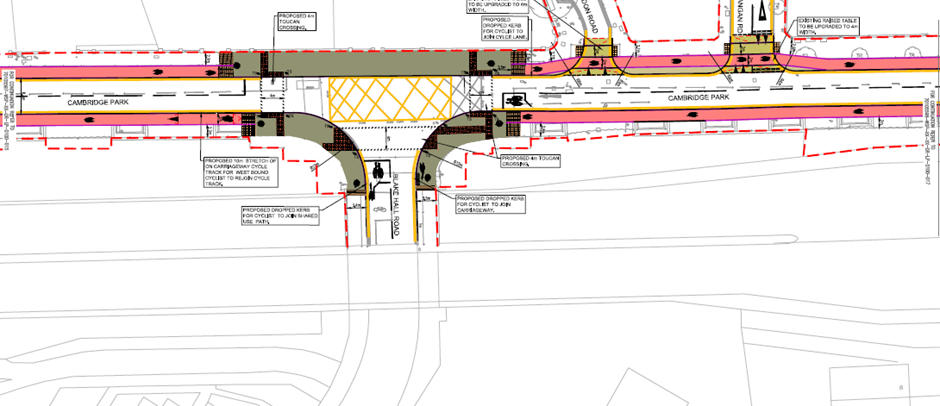 The proposed cycle tracks along Cambridge Park – here’s what we think ...